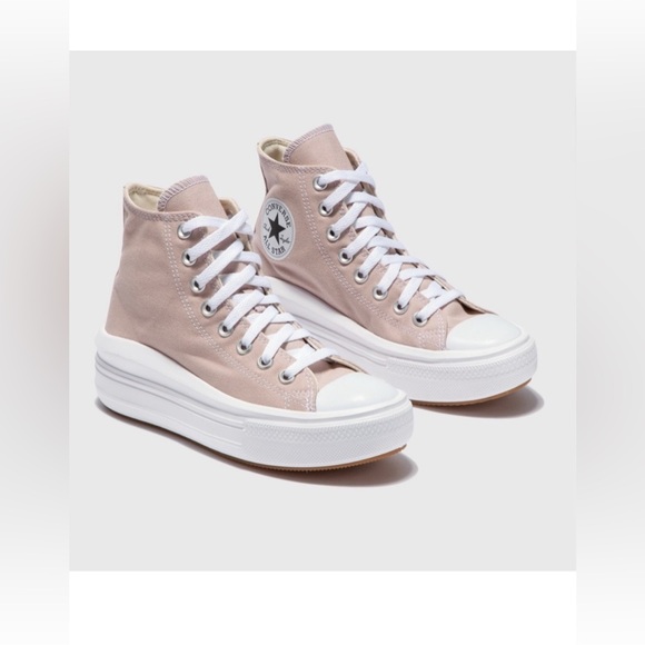Converse | Shoes | Converse Womens Hightop Sneakers Light Pink | Poshmark